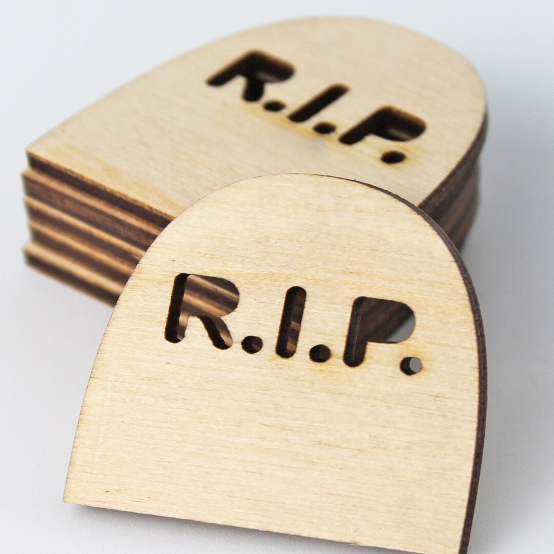 Unfinished Wood Tombstone Cutout, Halloween R.I.P. Shape, DIY Crafts - Etsy