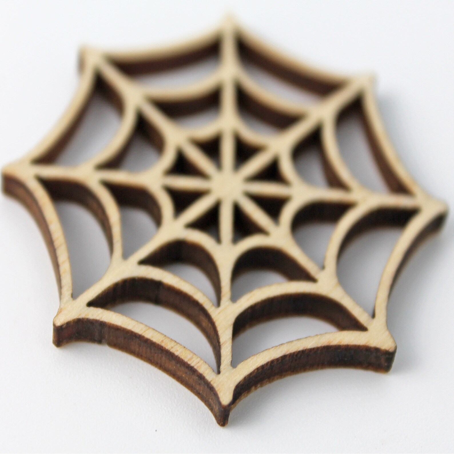 Halloween Spider Web Unfinished Wood Laser Cut Out Cutout - Etsy