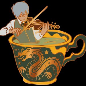 Enchanted Sips Jem Carstairs the Infernal Devices 3 Inch Enamel Pin ...