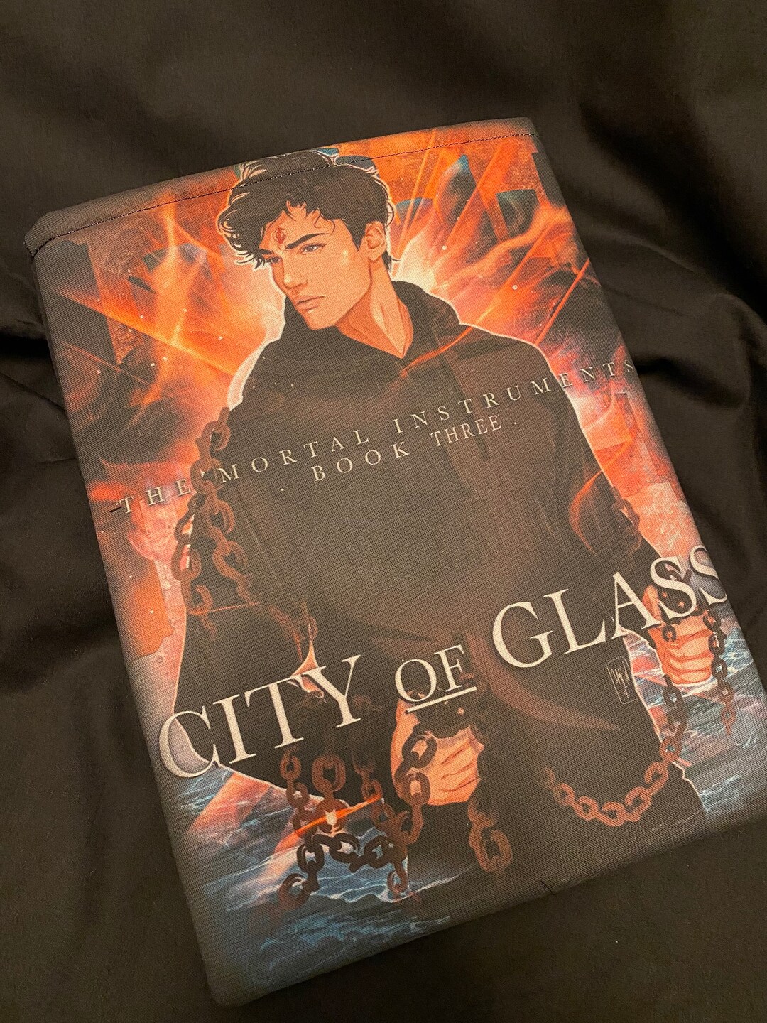 Large City of Glass Book Sleeve - Etsy