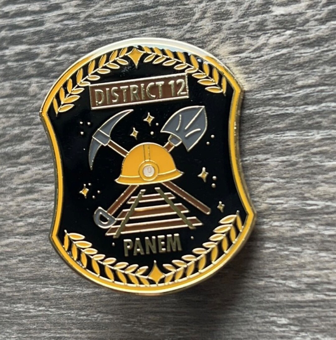 District 12 Dystopian Enamel Pin - Etsy