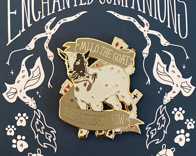 Milo the Emotional Support Goat Shadow and Bone the Softest Crow Jesper ...