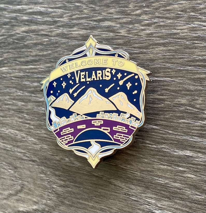 Welcome to Velaris Enchanted Destinations Enamel Pin Feyre - Etsy