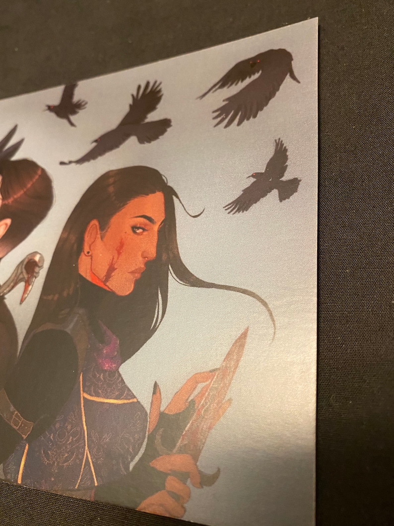 5x7 Kaz and Inej Art Print Dirtyhands the Wraith Six of Crows - Etsy