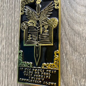Shadowhunters Black and Gold 3 Inch Soft Enamel Pin - Etsy