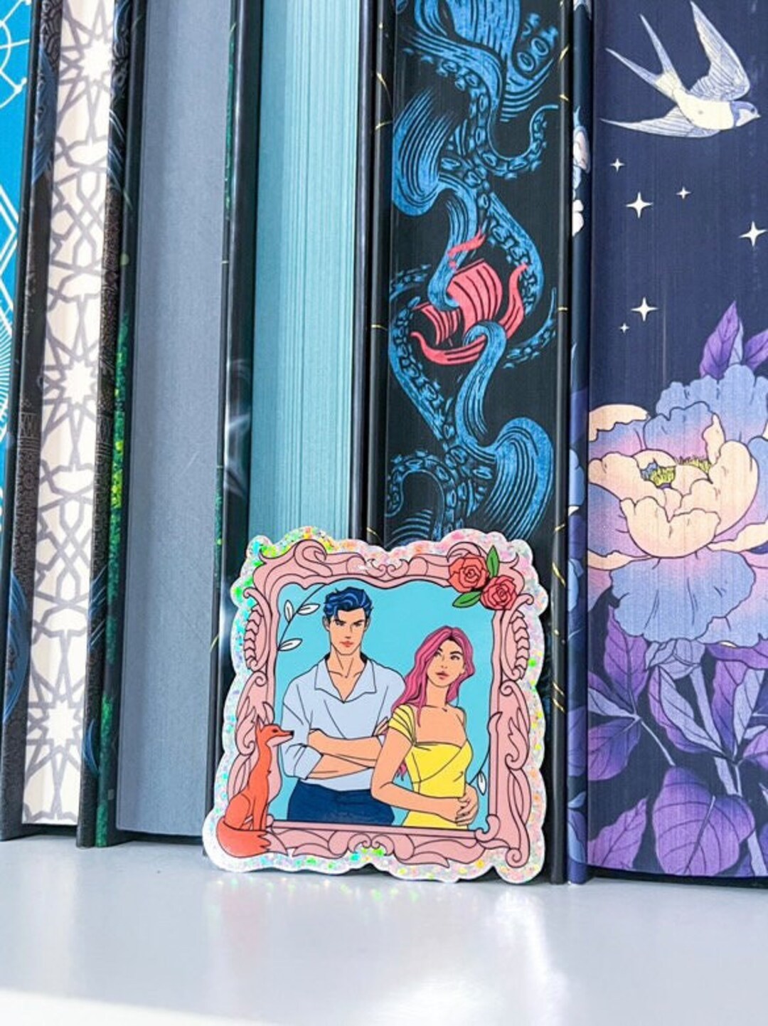 OUABH Glitter Vinyl Sticker Jacks and Evangeine Once Upon A Broken ...