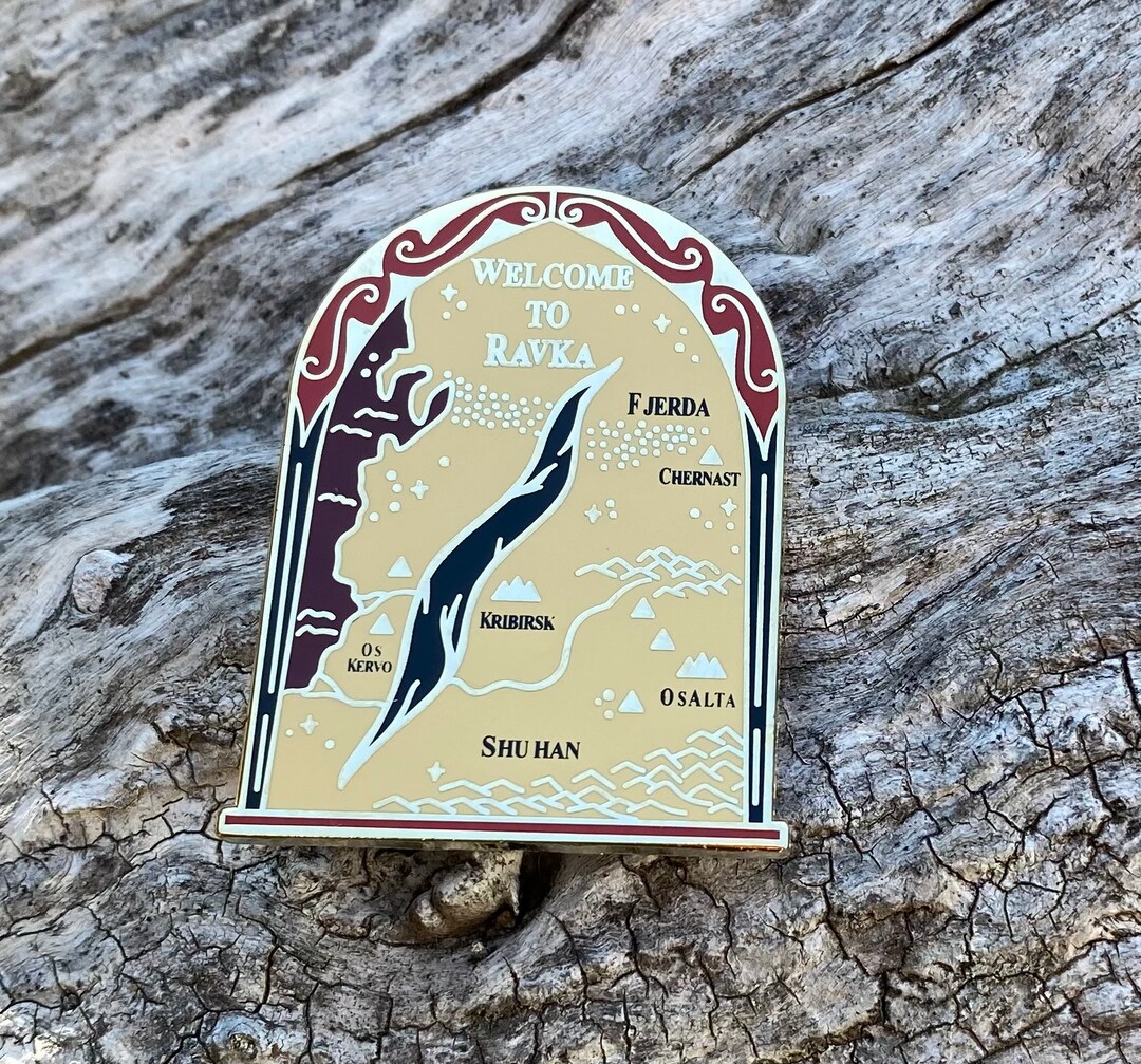 Ravka Crows Six of Crows Map Hard Enamel Pin - Etsy