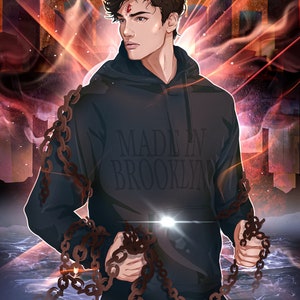 5x7 Simon Lewis Art Print Book Character Fan Art Vampire Shadowhunters ...