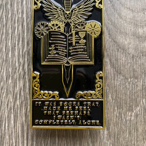 Shadowhunters Black and Gold 3 Inch Soft Enamel Pin - Etsy