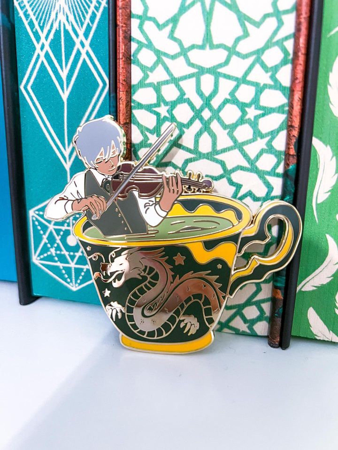 Enchanted Sips Jem Carstairs the Infernal Devices 3 Inch Enamel Pin ...