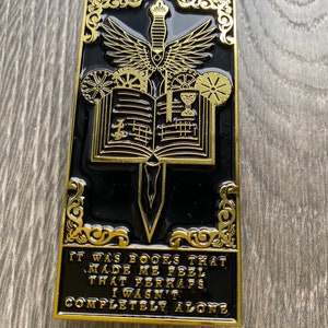 Shadowhunters Black and Gold 3 Inch Soft Enamel Pin - Etsy