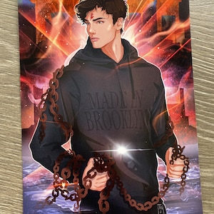5x7 Simon Lewis Art Print Book Character Fan Art Vampire Shadowhunters ...
