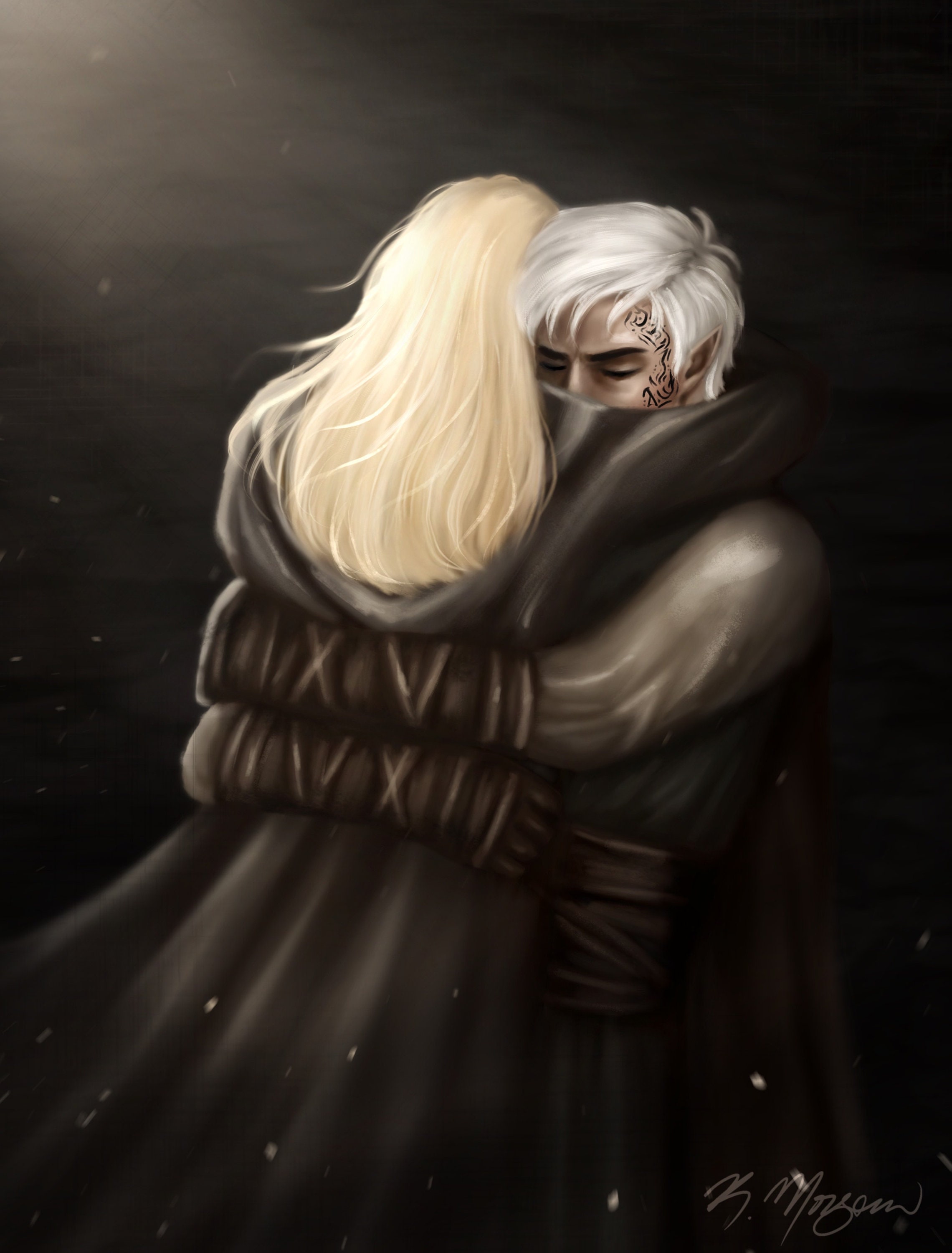 Aelin and Rowan Lovers Reunite Booksleeve Sarah J Maas Bookish - Etsy