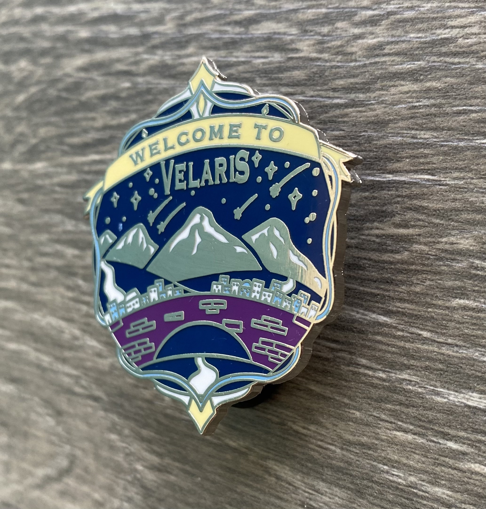 Welcome to Velaris Enchanted Destinations Enamel Pin Feyre - Etsy
