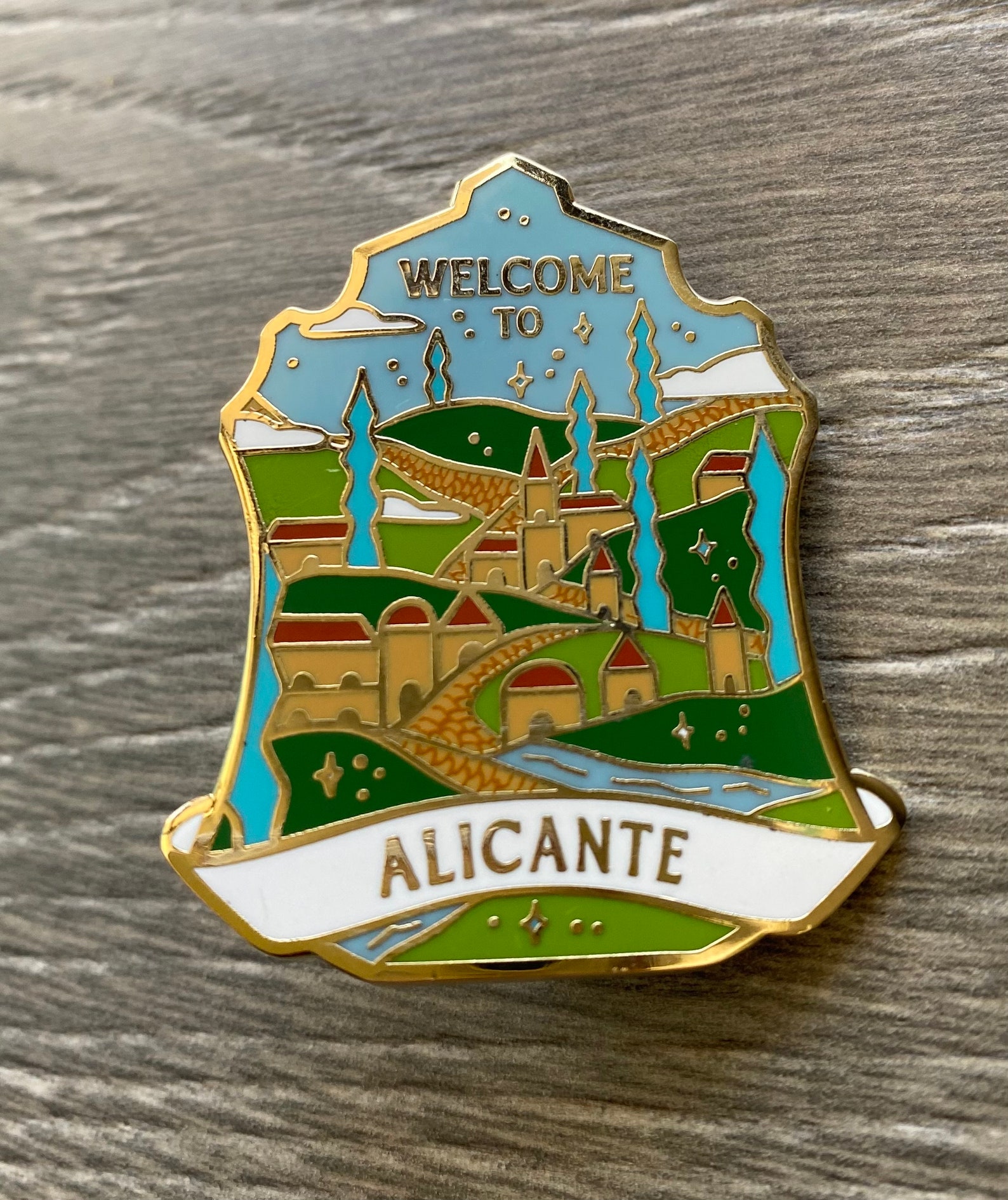 Alicante Shadowhunters Hard Enamel Pin Bookish Gift Book Destinations ...