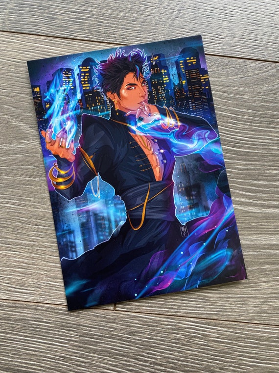 5x7 Magnus Bane Art Print Shadowhunters Bookish Merch Reader - Etsy