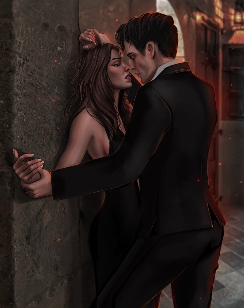 5x7 Art Print KOTW Emilia and Wrath Book Characters Book - Etsy