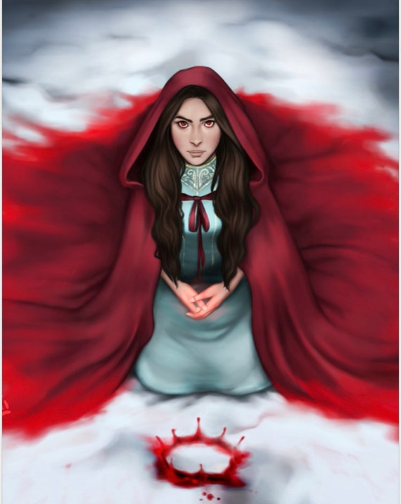 5x7 Ana Blood Heir Inspired Art Print | Etsy