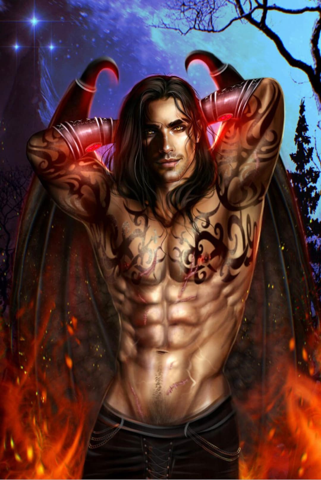 Cassian 5x7 Inch Art Print SJM Book Characters ACOTAR Reader Gifts Book Lover Character Art ...