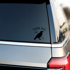 Team Kaz Car Decal Reader Stickers Vinyl Decal Gift for Him Gift for ...