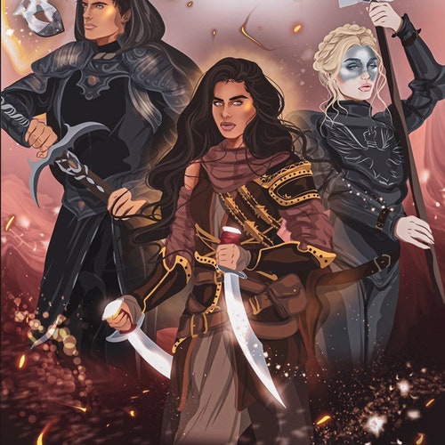 An Ember in the Ashes Map on Handmade Scroll the Empire Map - Etsy