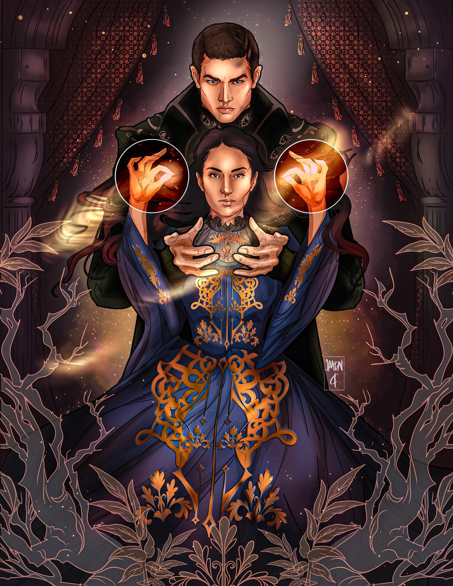 5x7 Alina and Mal Art Print Malina Six of Crows Shadow and Bone ...
