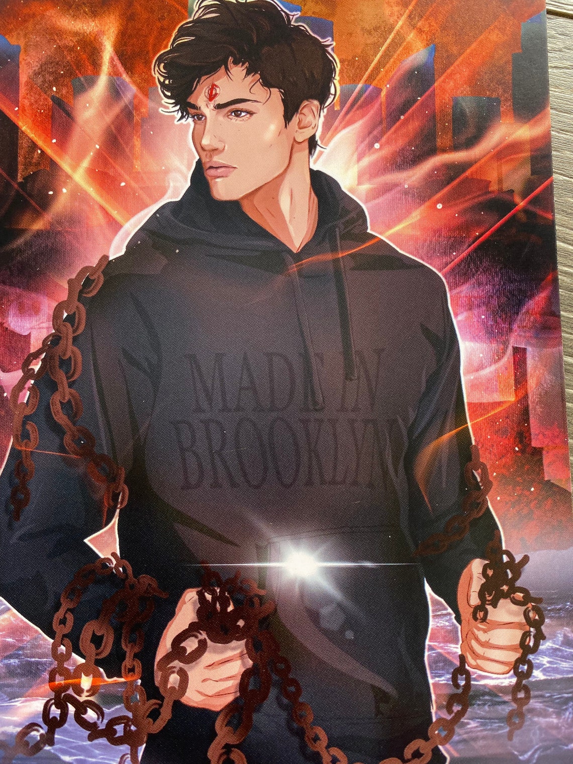 5x7 Simon Lewis Art Print Book Character Fan Art Vampire - Etsy