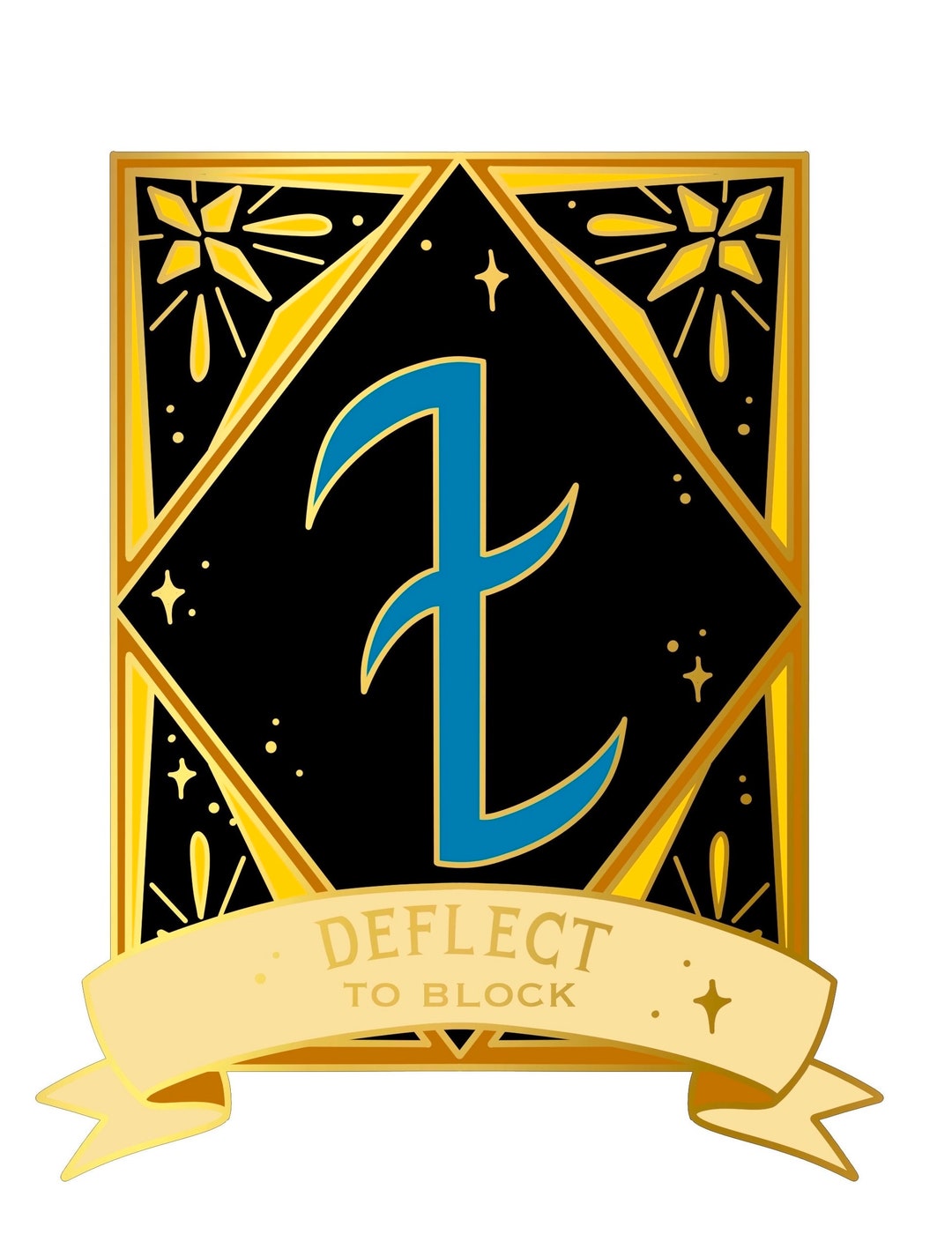 Deflect Rune Glow in the Dark Enamel Pin Shadowhunters Reader Gift ...