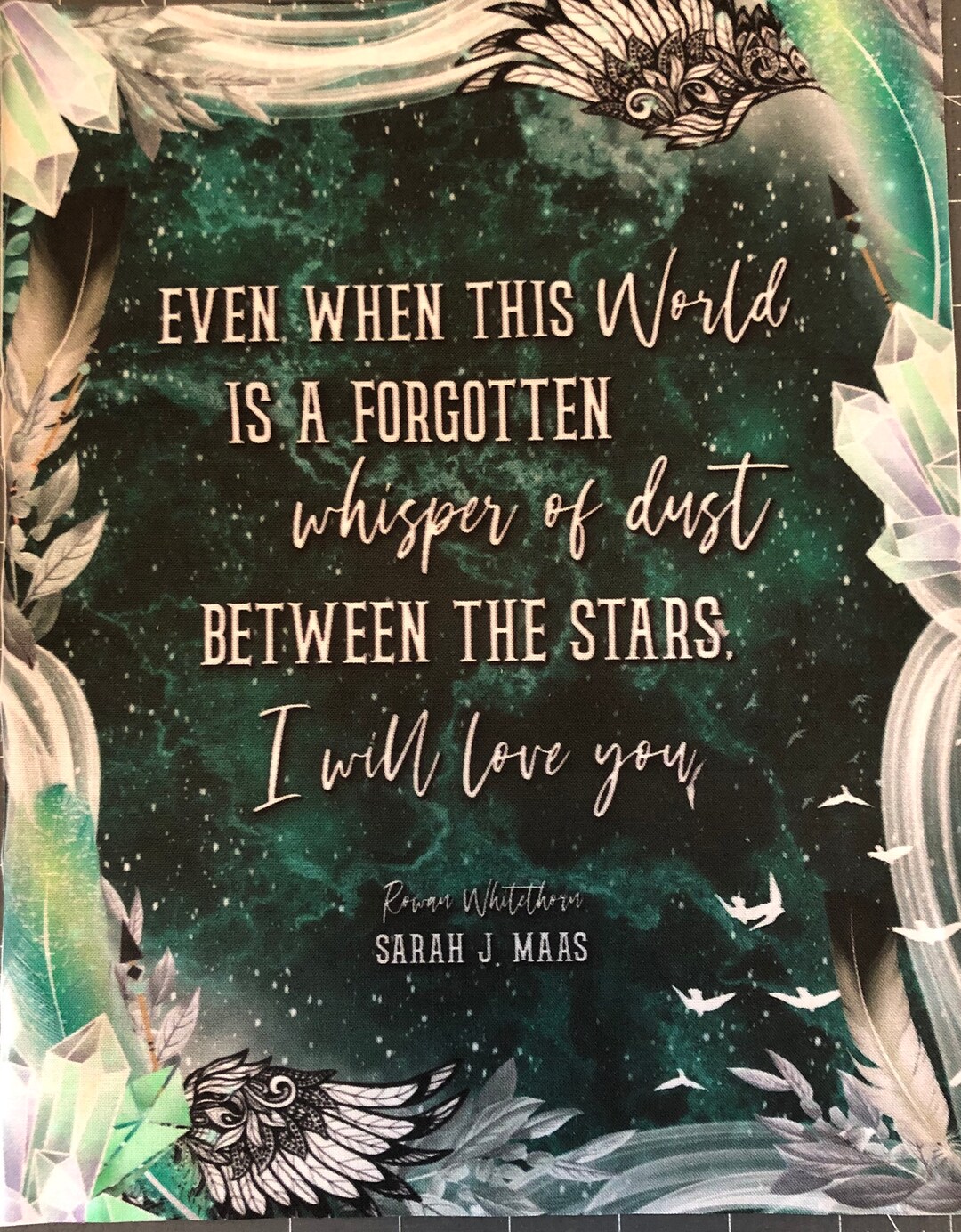 Rowan Whitethorn Book Quote TOG Booksleeve TOG Bookish Merch Sarah J ...