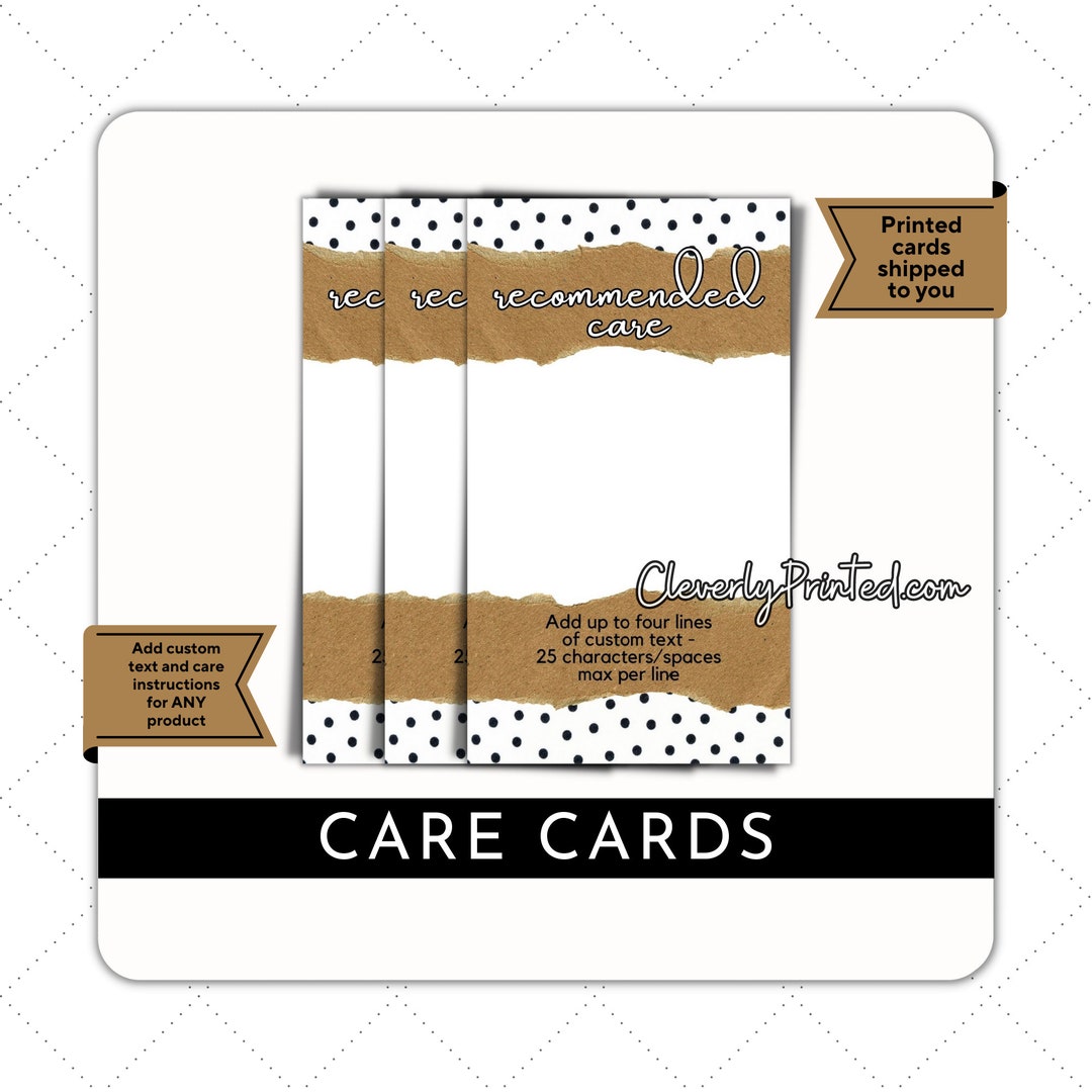 CARE CARDS MP047 - Etsy