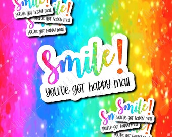 Smile Mail Stickers - Etsy