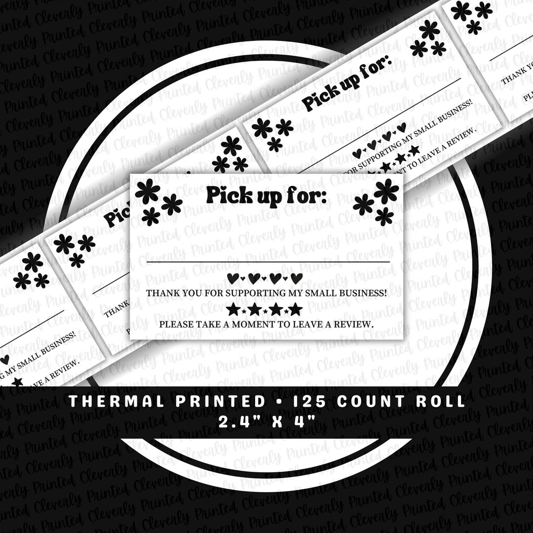 THERMAL STICKERS | TS012 - Etsy