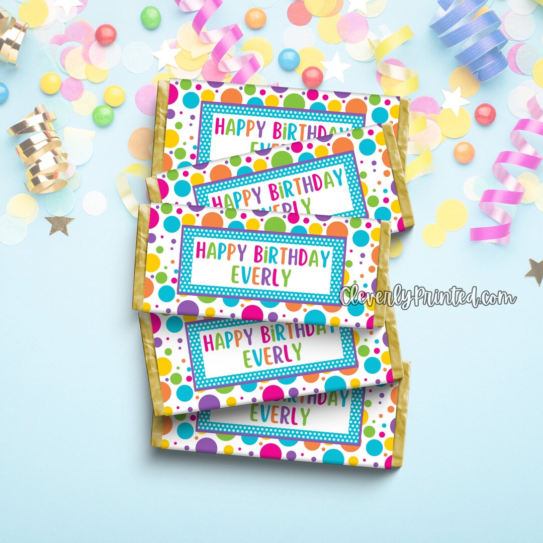 CHOCOLATE BAR WRAPPERS CW035 - Etsy