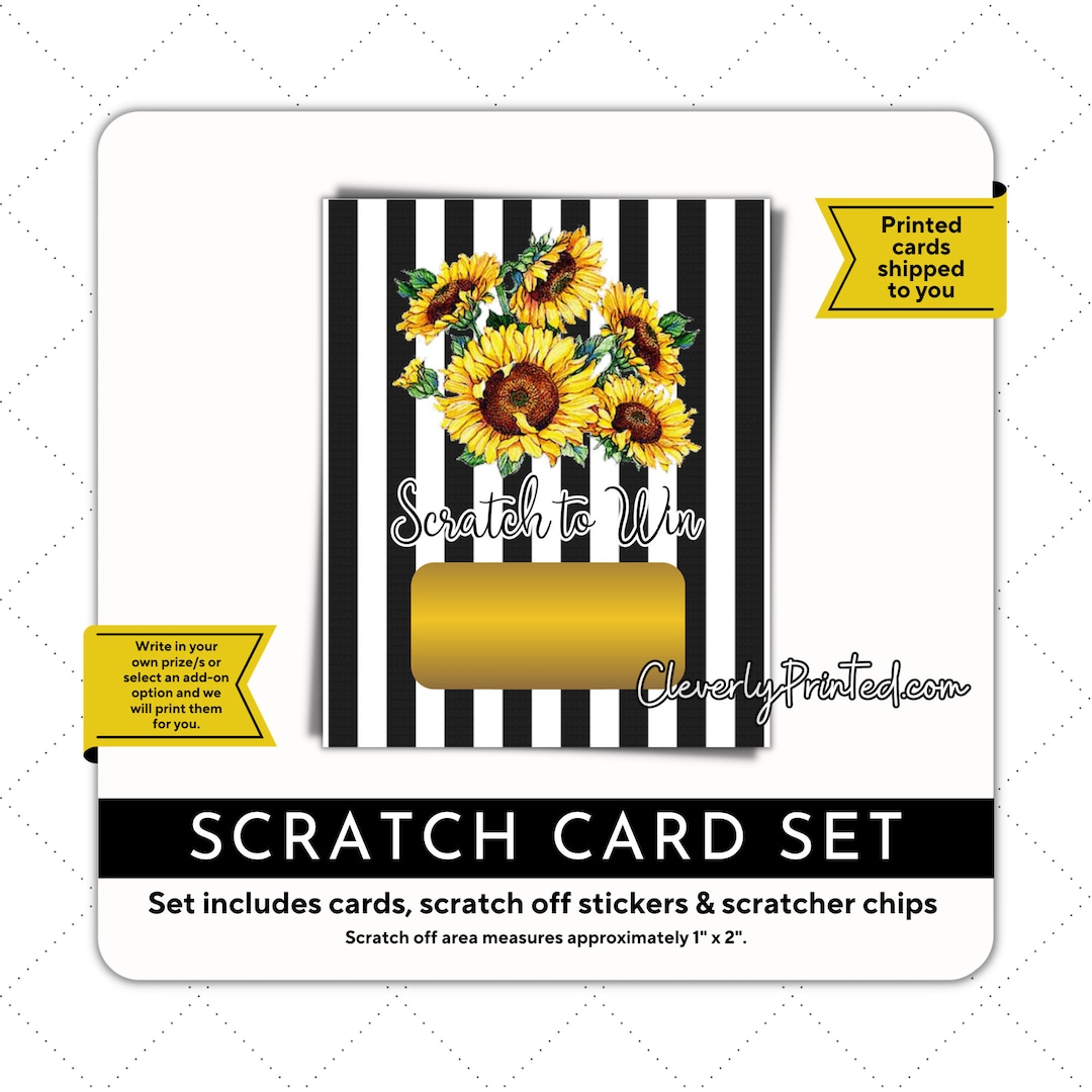 TARJETAS PARA RASCAR / SC011 - Etsy España