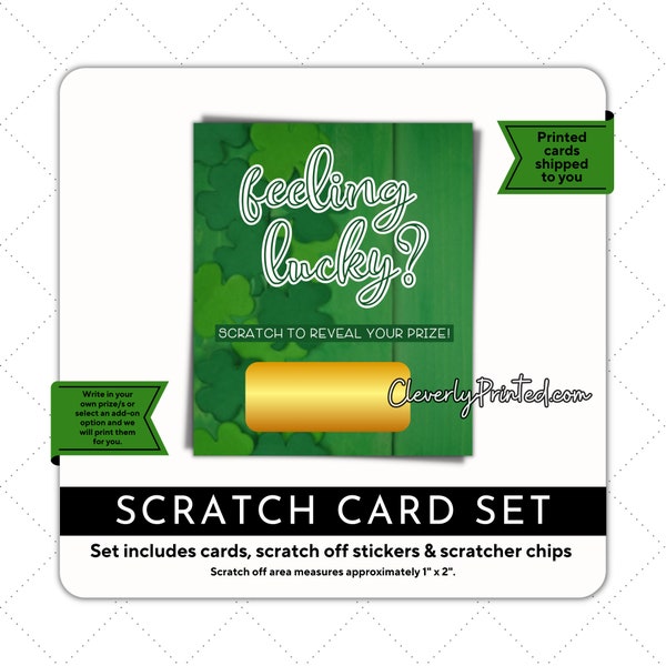 Custom Scratch off Card - Etsy