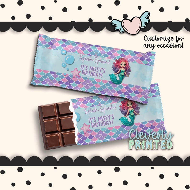 CHOCOLATE BAR WRAPPERS | Custom Candy Bar Packaging | Special Occasion ...