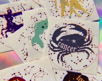 Zodiac stickers | Etsy