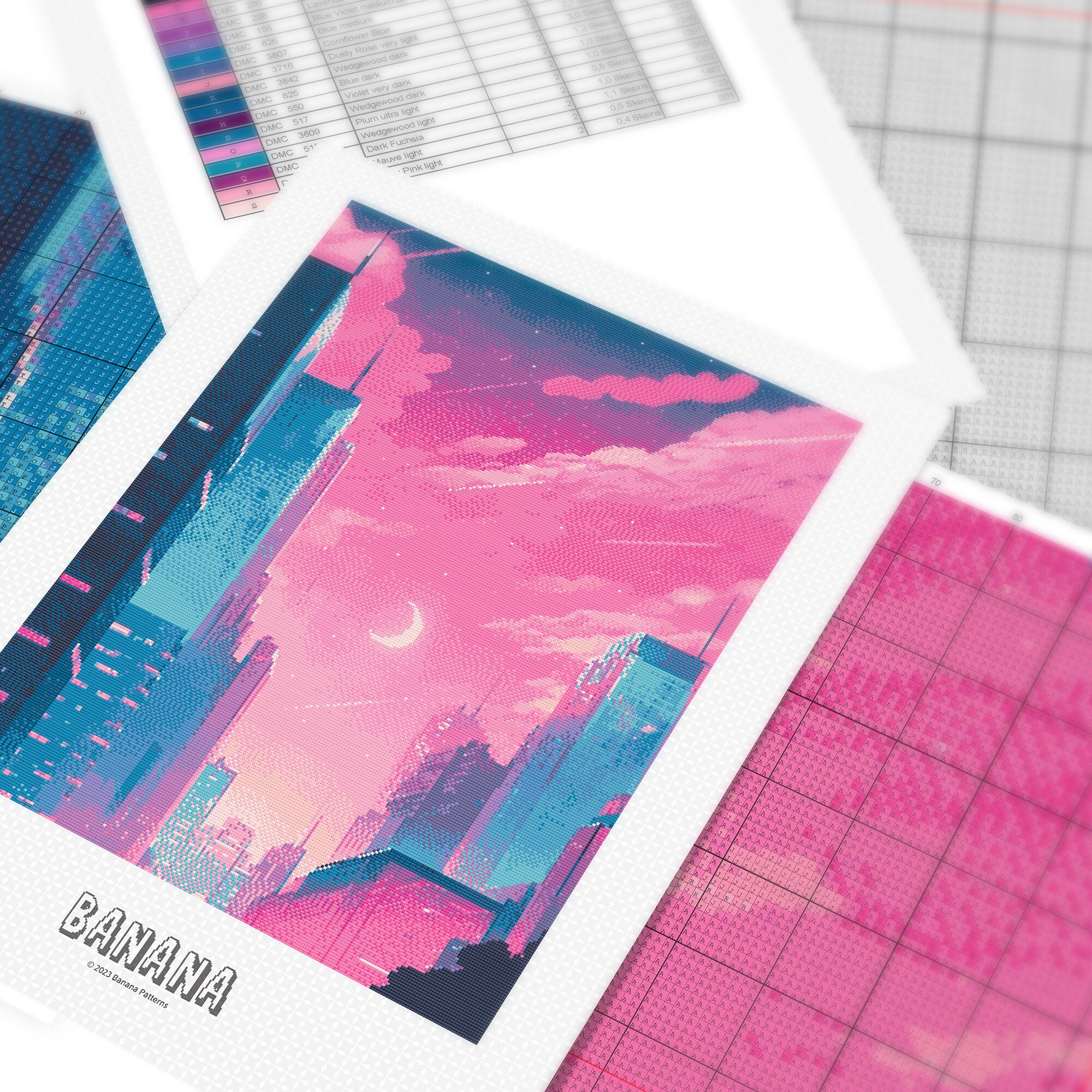 Sailor Moon Inspired Tokyo Cross Stitch Pattern 90s Anime - Etsy Australia