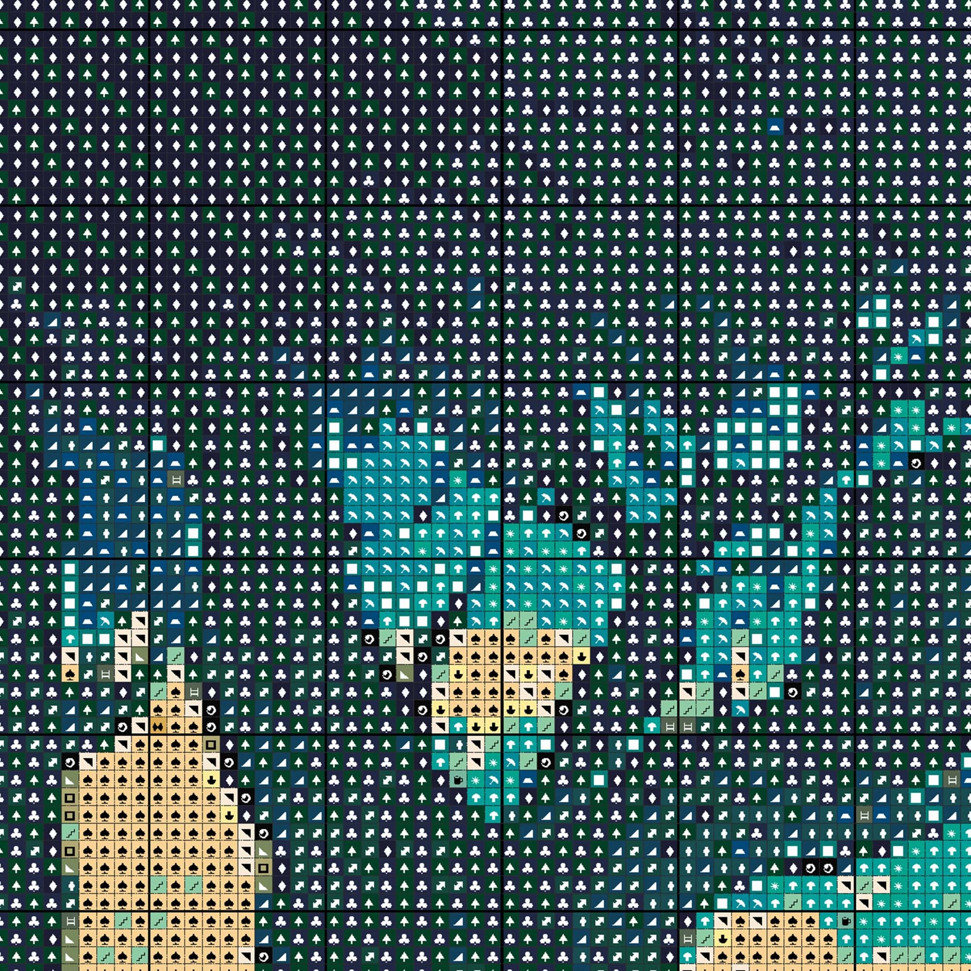 Zelda Inspired Cross Stitch Pattern BOTW Landscape Cross - Etsy