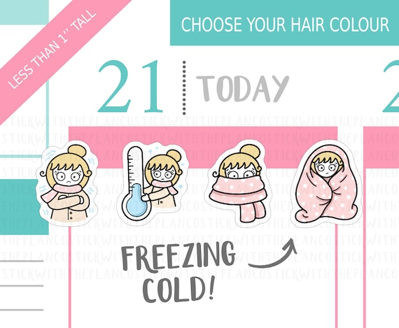 214 Freezing Cold Planner Stickers Personalised Stickers - Etsy