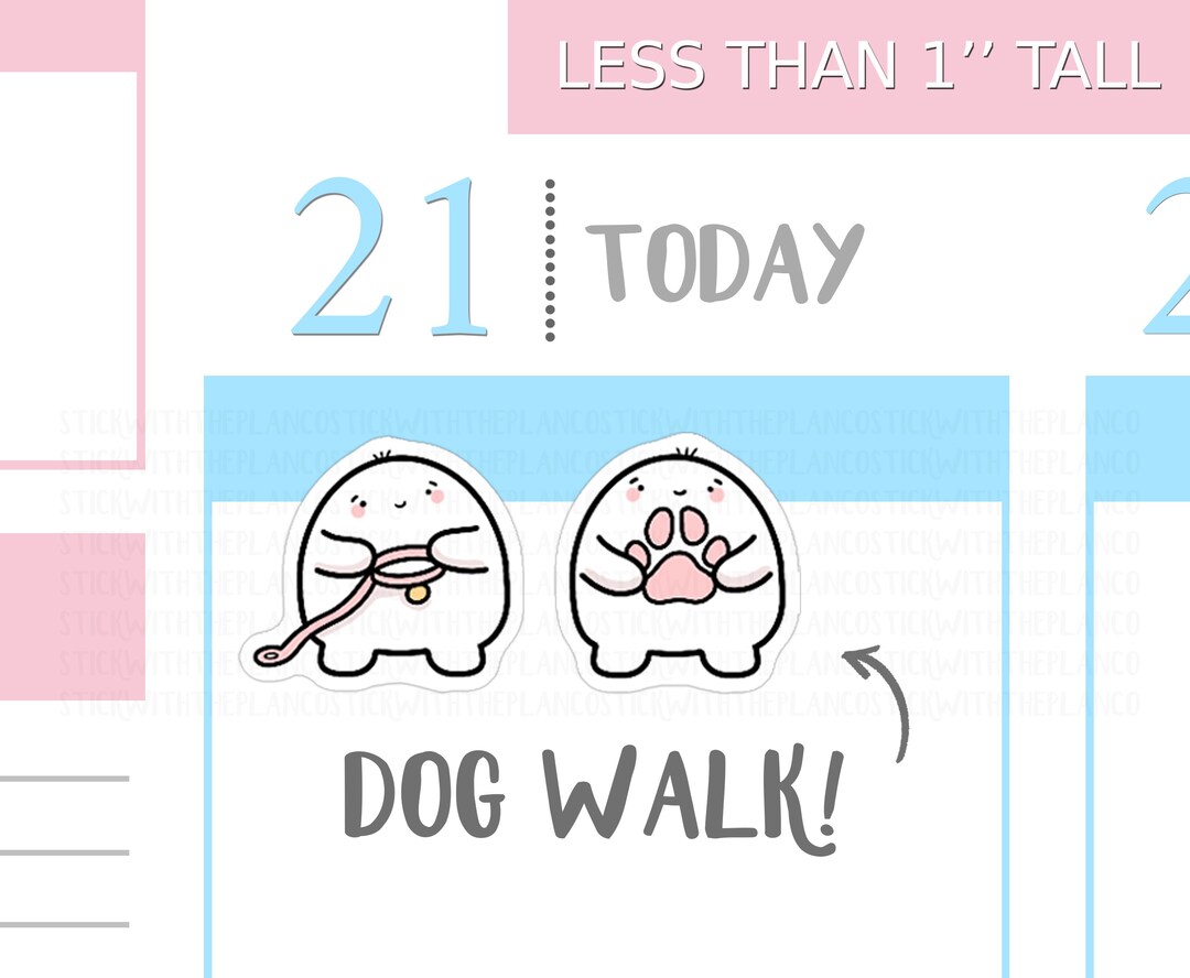 S_223 | Dog Walking Stickers, Decorative Stickers, Tracker Stickers ...