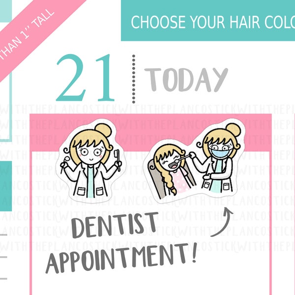 Dental Appointment Stickers - Etsy