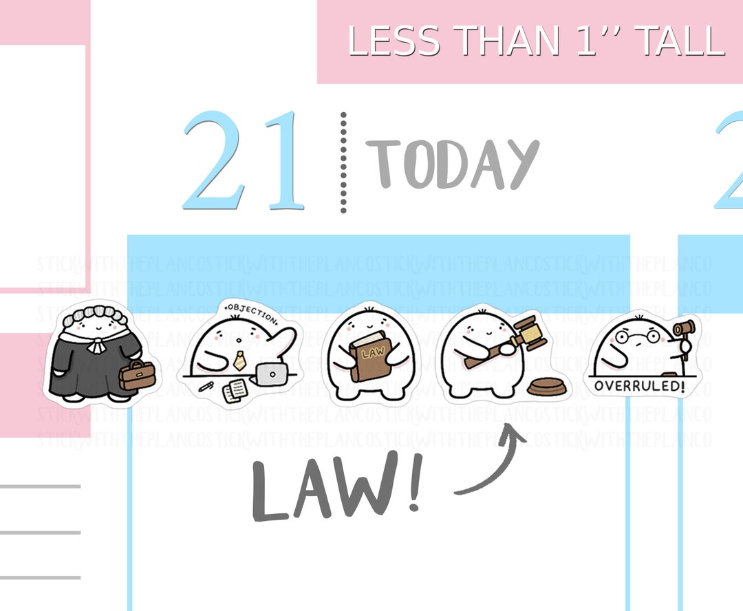 S_147 Lawyer Stickers, Decorative Stickers, Tracker Stickers, Kawaii ...