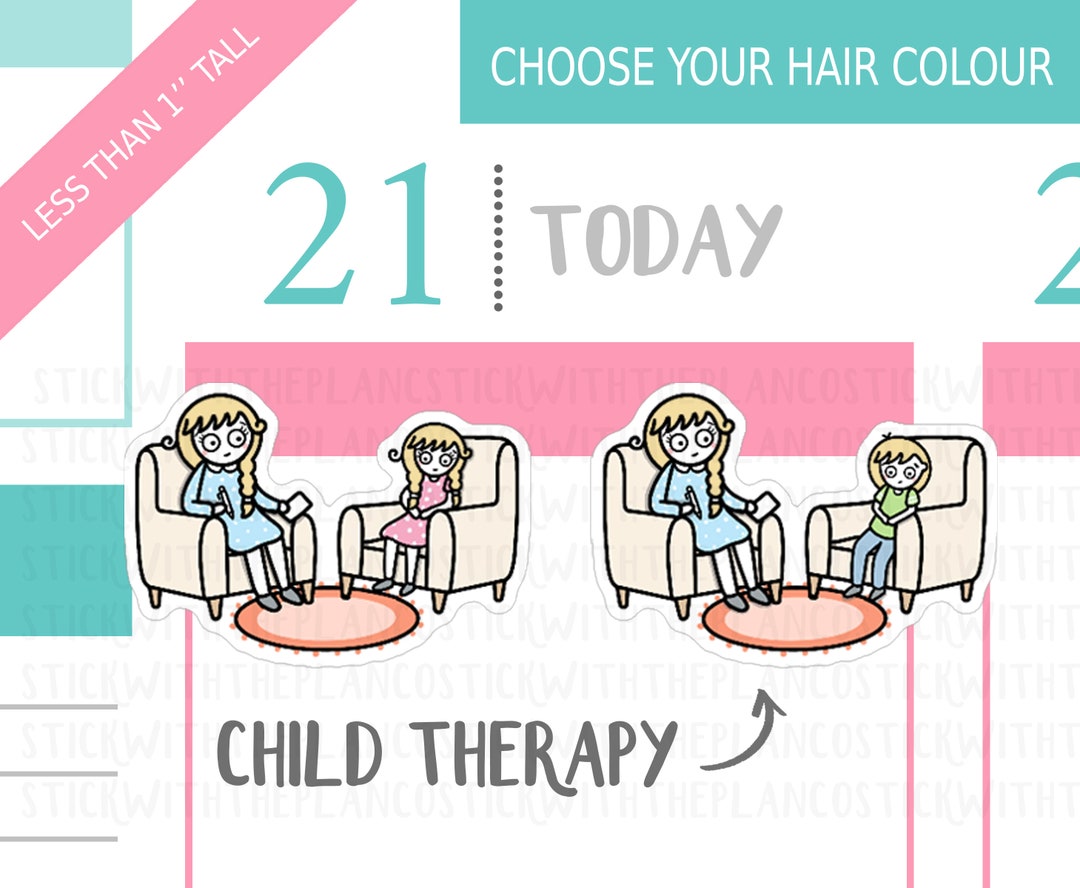 172 - Child Therapy Planner Stickers, Personalised Stickers, Mental ...