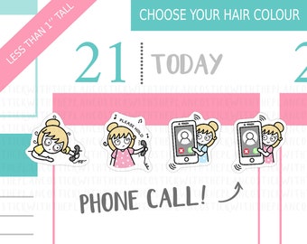 Phone Call Stickers - Etsy