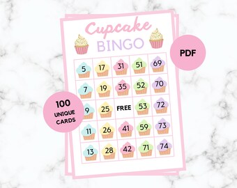 Candy Bingo 100 Candy Bingo Cards Candy Party Game Candy Birthday ...