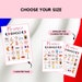 France Bingo - Travel Bingo - 30 France Bingo Cards - France Party Game ...