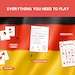 Germany Bingo - Travel Bingo - 30 Germany Bingo Cards - Germany Party ...
