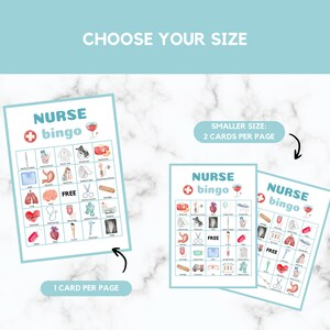 Nurse Bingo Doctor Bingo 30 Nurse Bingo Cards Medical Bingo Nurse ...