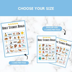Bible Stories Bingo - 30 Bible Stories Bingo Cards - Bible Stories ...